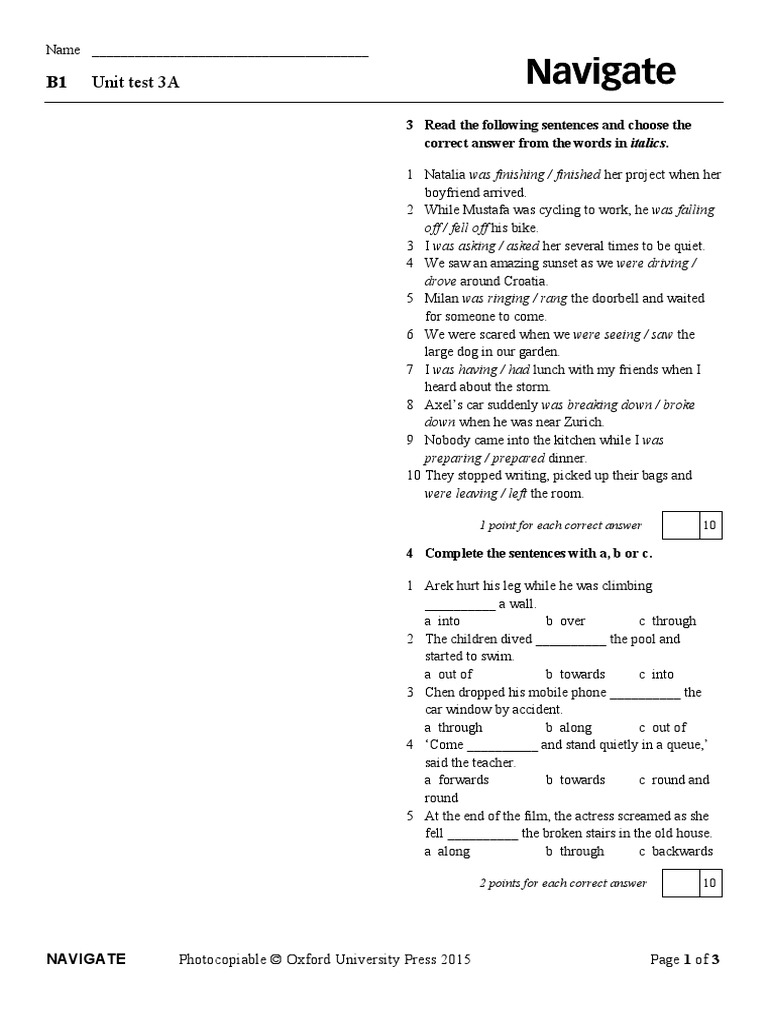10 Unit Test 3A PDF pg23 1 PDF | PDF | Neil Armstrong