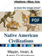 Aztecs, Mayas, Incas Comparison Chart | PDF