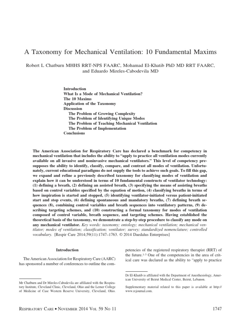 Ardsnet Ventilation Protocol | PDF | Respiration | Pulmonology