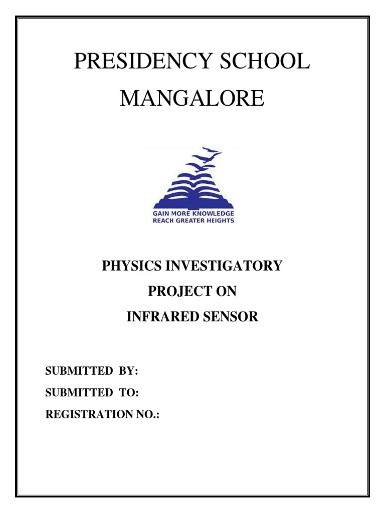 IR Sensor Investigatory Project | PDF | Infrared | Electromagnetic ...