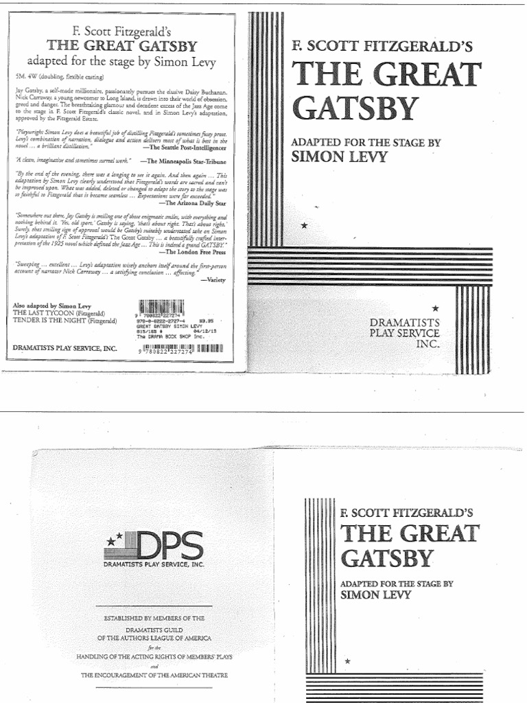 Great Gatsby Script Pdf 