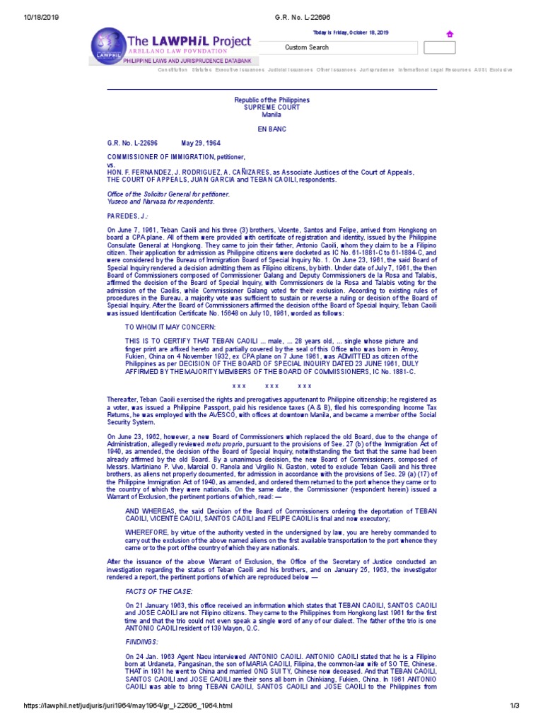 Abaling v. Fernandez, 25 Phil 33 | PDF | Certiorari | Judgment (Law)