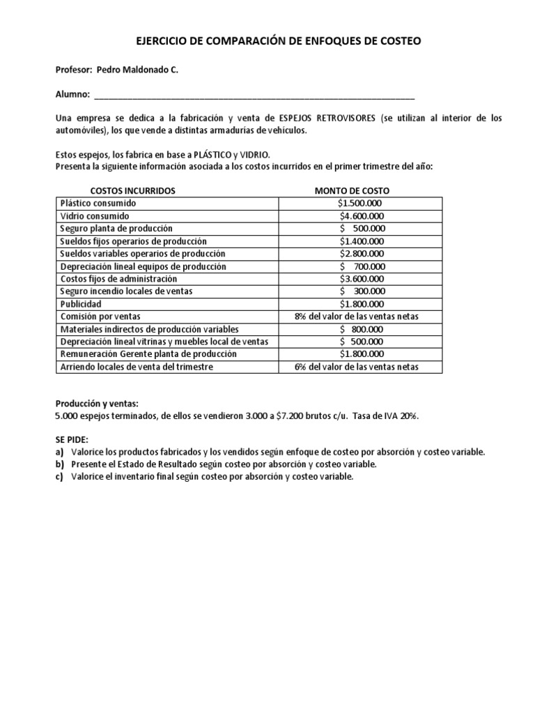 Ejer Com Enf Iae 2° Sem 2019 | PDF | Negocios económicos | Business