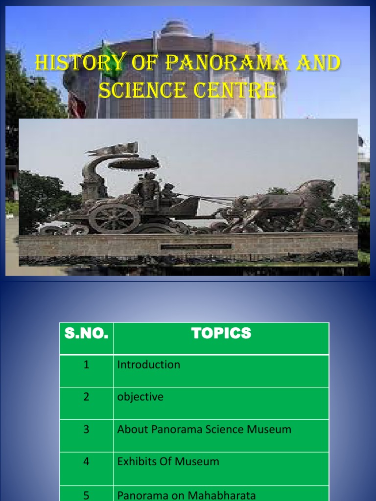 History of Panorama and Science Centre | PDF