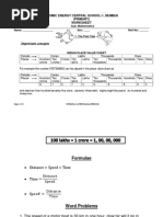 Class 5 ASSET Practice Questions | PDF