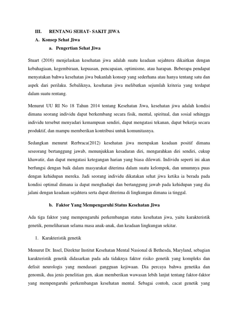 Rentang Sehat FG3 | PDF