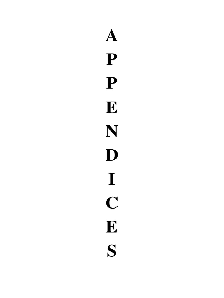 Appendixes | PDF