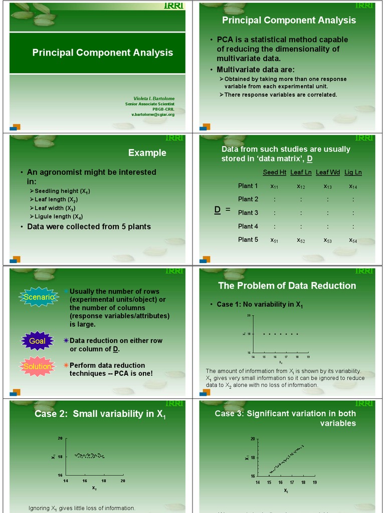 Intermediate R - Principal Component Analysis | PDF | Principal ...