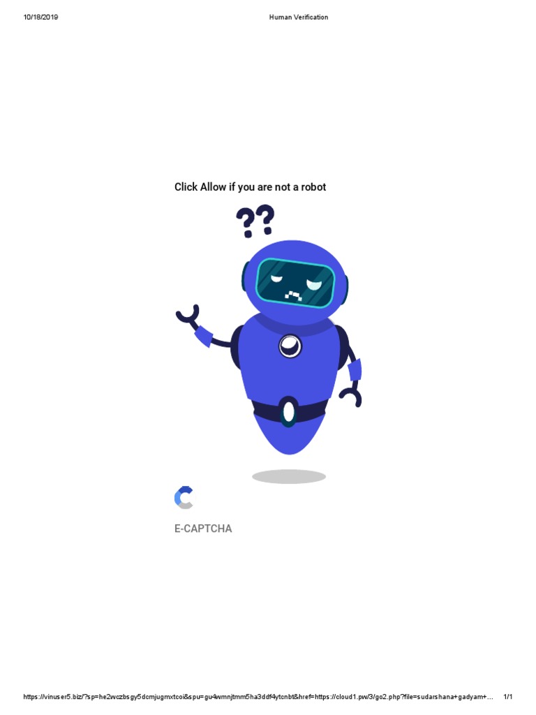 Human Verification E-CAPTCHA Process | PDF