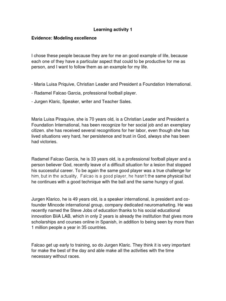 Evidence Modeling Excellence | Download Free PDF | Behavior ...