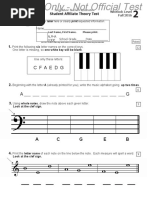 Theory Exam Grade 2 (Free Source From ABRSM Website) | PDF | Tempo ...