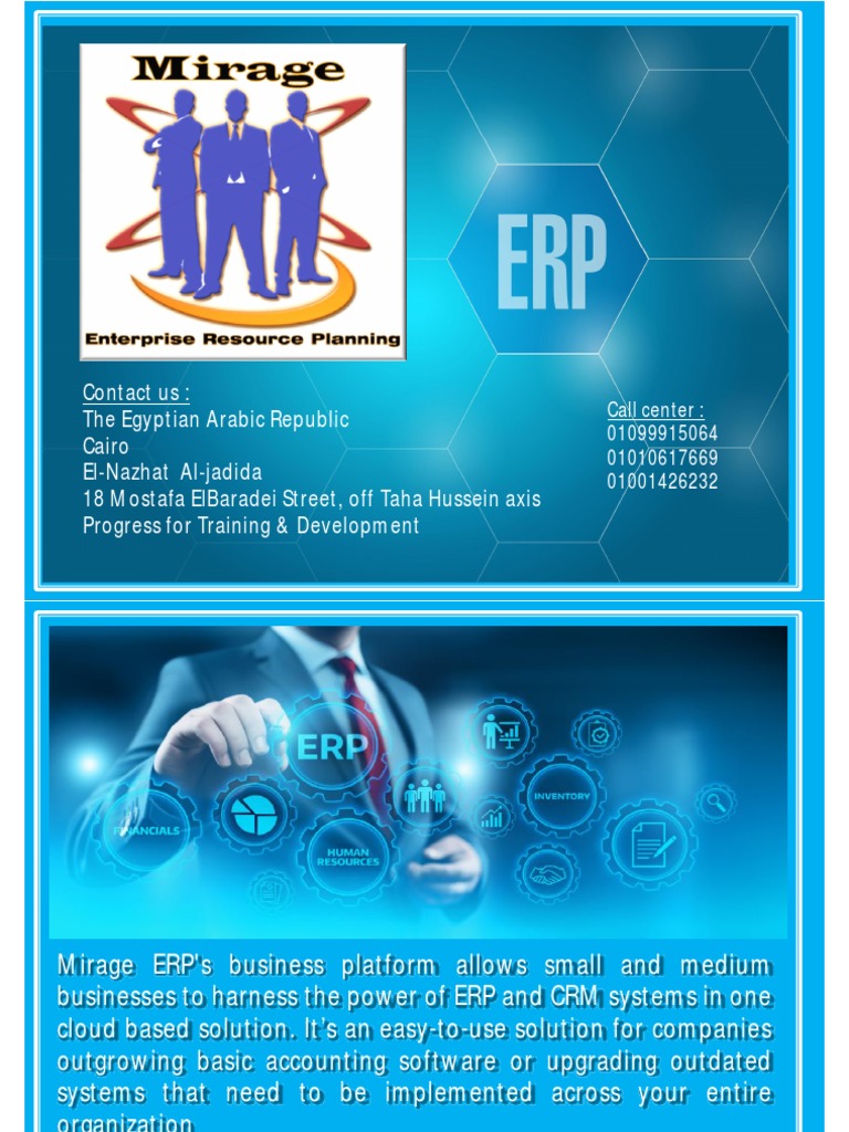 Mirage ERP Presentation 2019 PDF | PDF | Enterprise Resource Planning ...