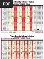 Weekday Northbound CalTrain | PDF | Caltrain | California