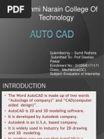 Introduction To AutoCAD | PDF | Computer Aided Design | 3 D Computer ...
