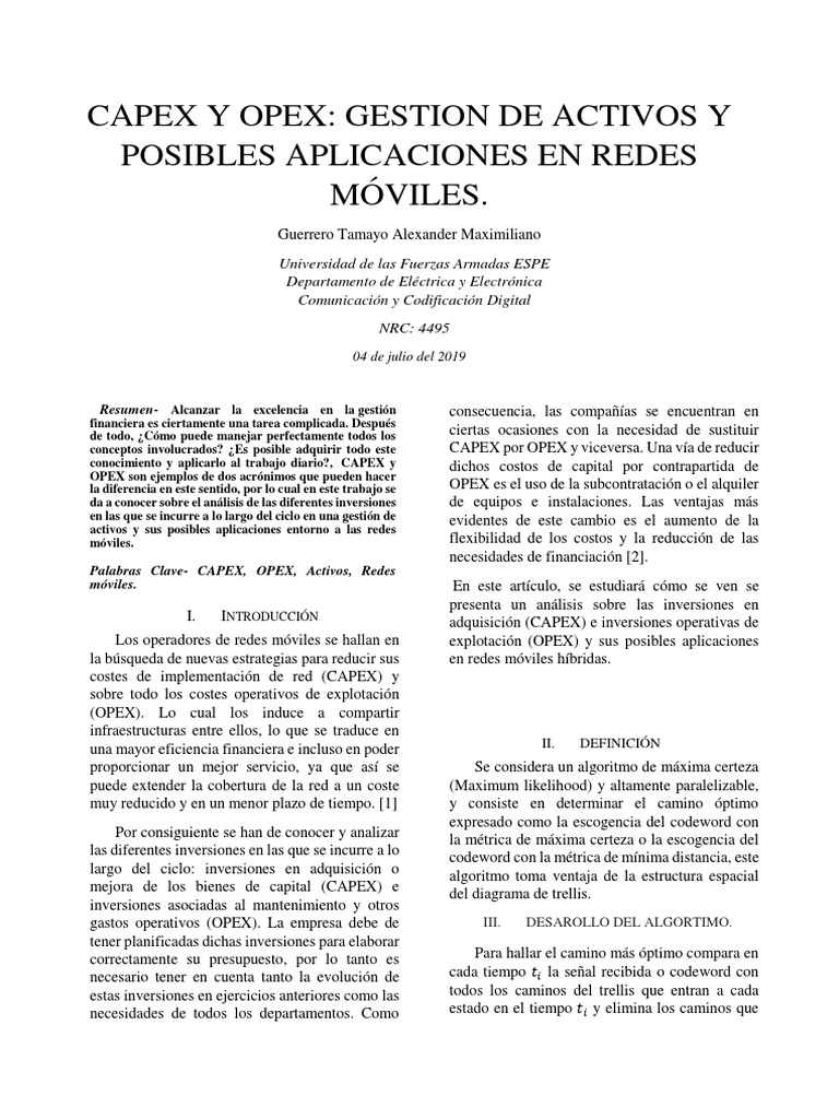 Capex | PDF | Probabilidad | Distribución normal