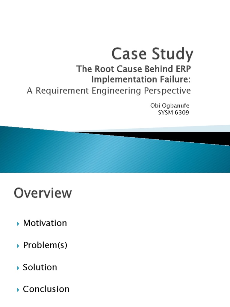 Obi-Case Study v3 | Download Free PDF | Enterprise Resource Planning ...
