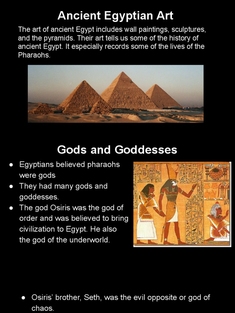 Egyptian Art | PDF | Ancient Egyptian Religion | Pharaoh