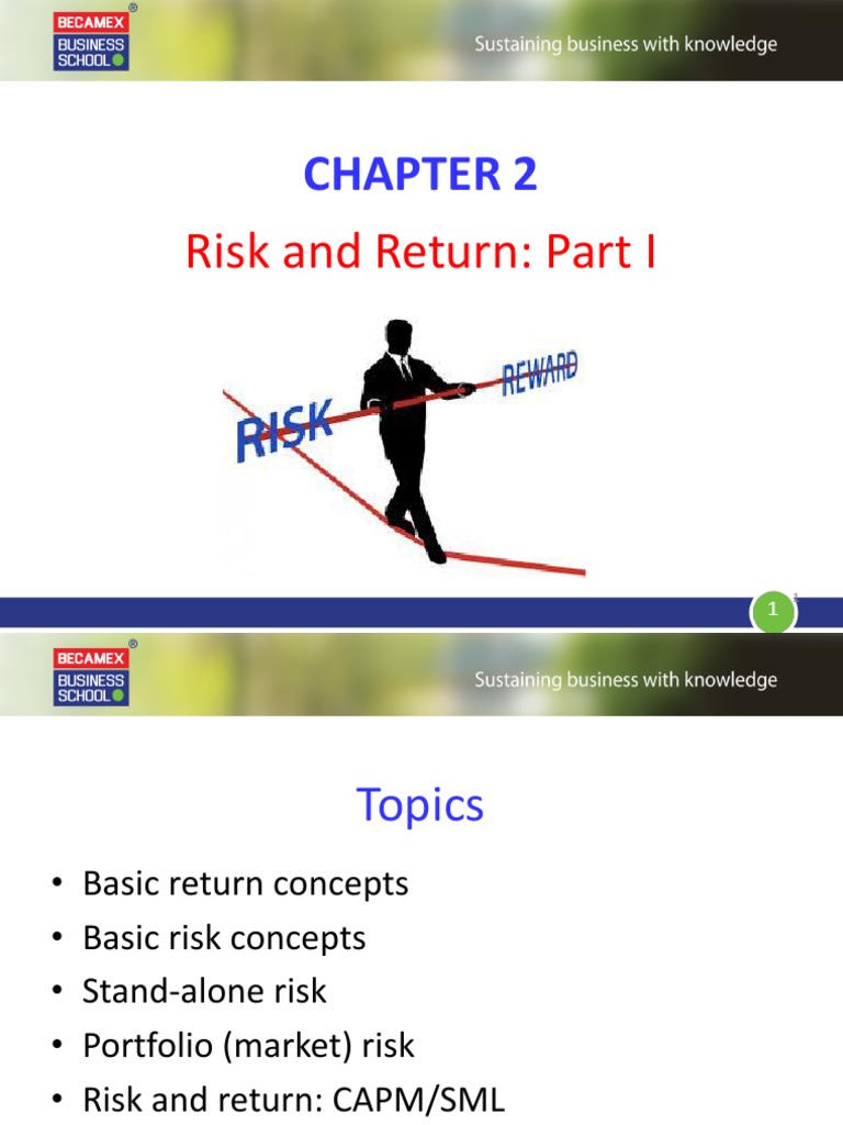 Ifm-Chapter 2 - Risk and Return 1 (Slide) | PDF | Beta (Finance ...