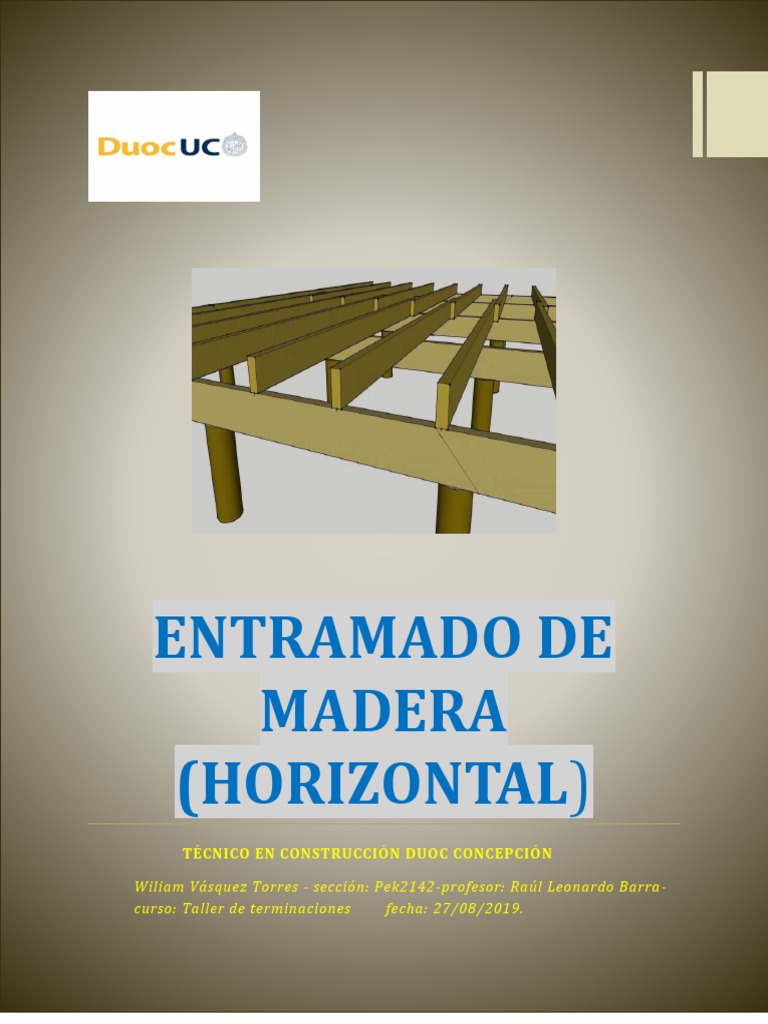 Entramado de Madera Actualizado | PDF | Madera | Naturaleza