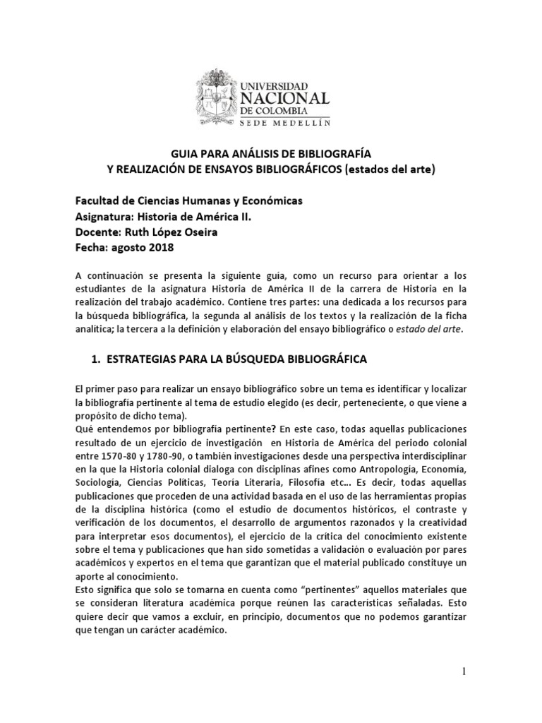 Guia para Elaborar Un Estado Del Arte-2018 | PDF | Publicación ... Guia para Elaborar Un Estado Del Arte-2018 | PDF | Publicación ...
