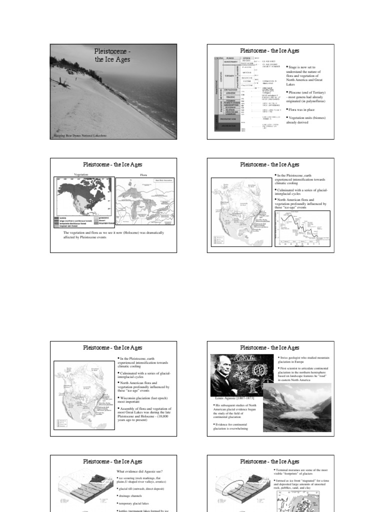 Pleistocene - Ice Ages | PDF | Pleistocene | Ice Age