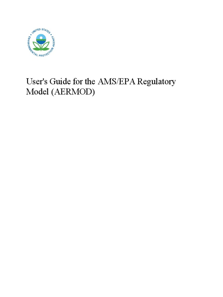 Aermod Userguide PDF | Download Free PDF | Parameter (Computer Programming) | Input/Output