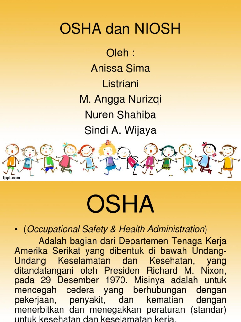 Osha Dan Niosh | PDF