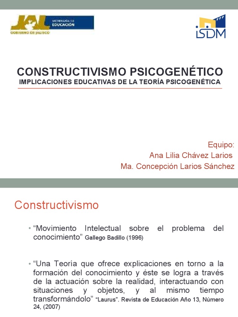 Constructivismo | PDF | Aprendizaje | Mente