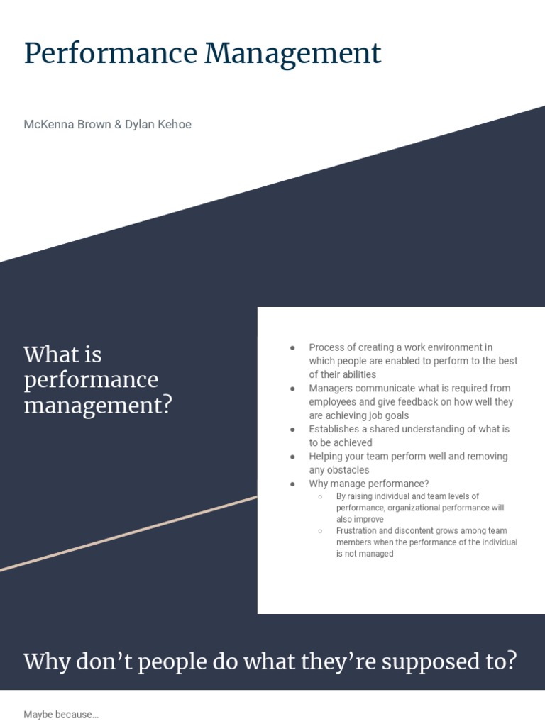 Performance Management | PDF | Performance Management | Communication