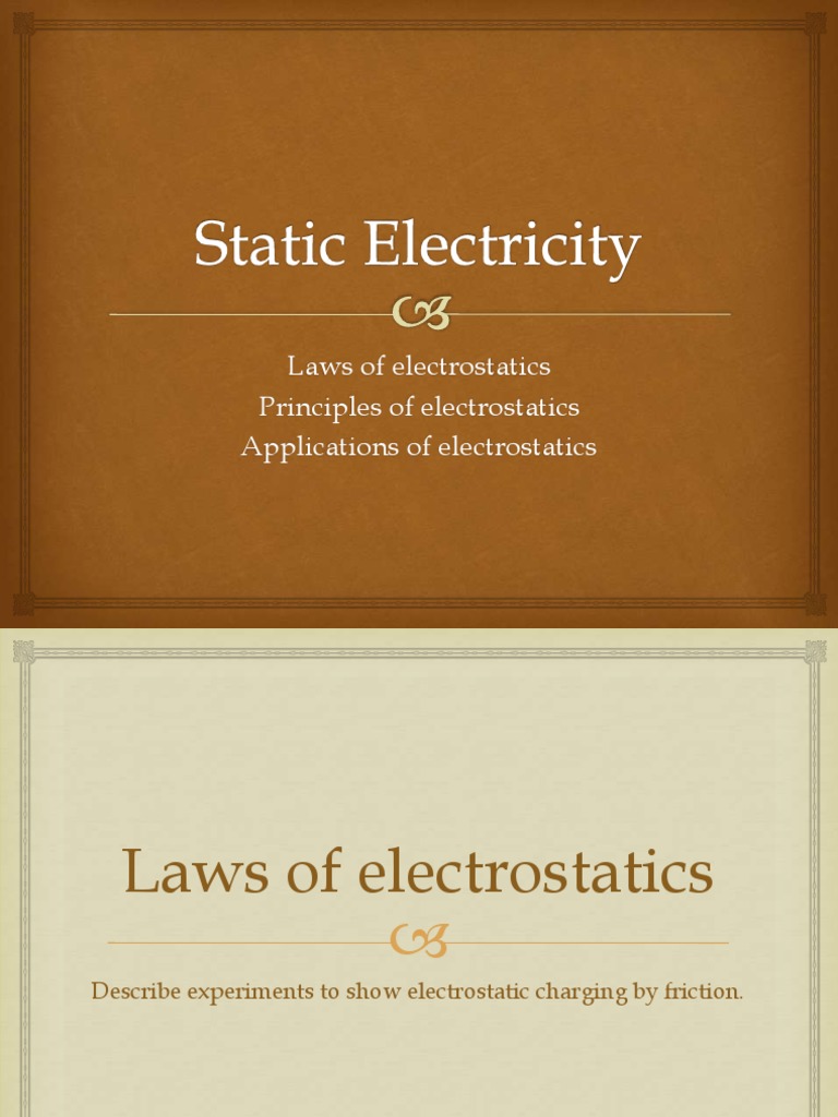 Static Electricity | PDF | Electric Charge | Electrostatics