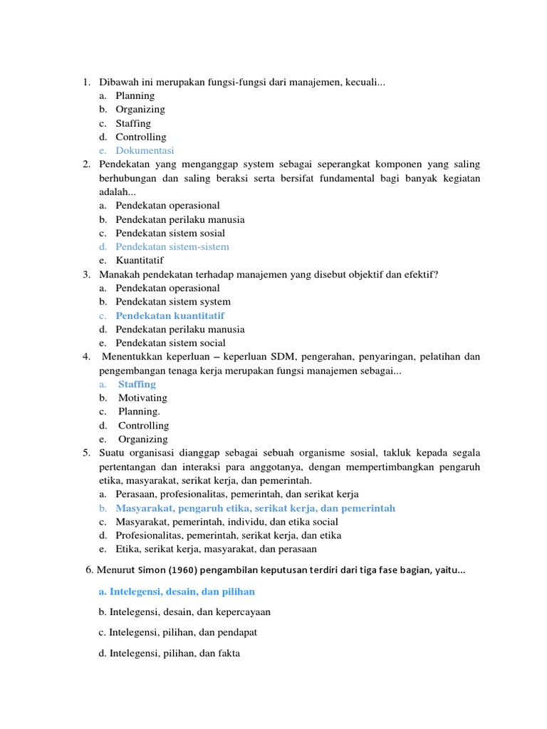 Manfar Contoh Soal | PDF | Karier & Perkembangan