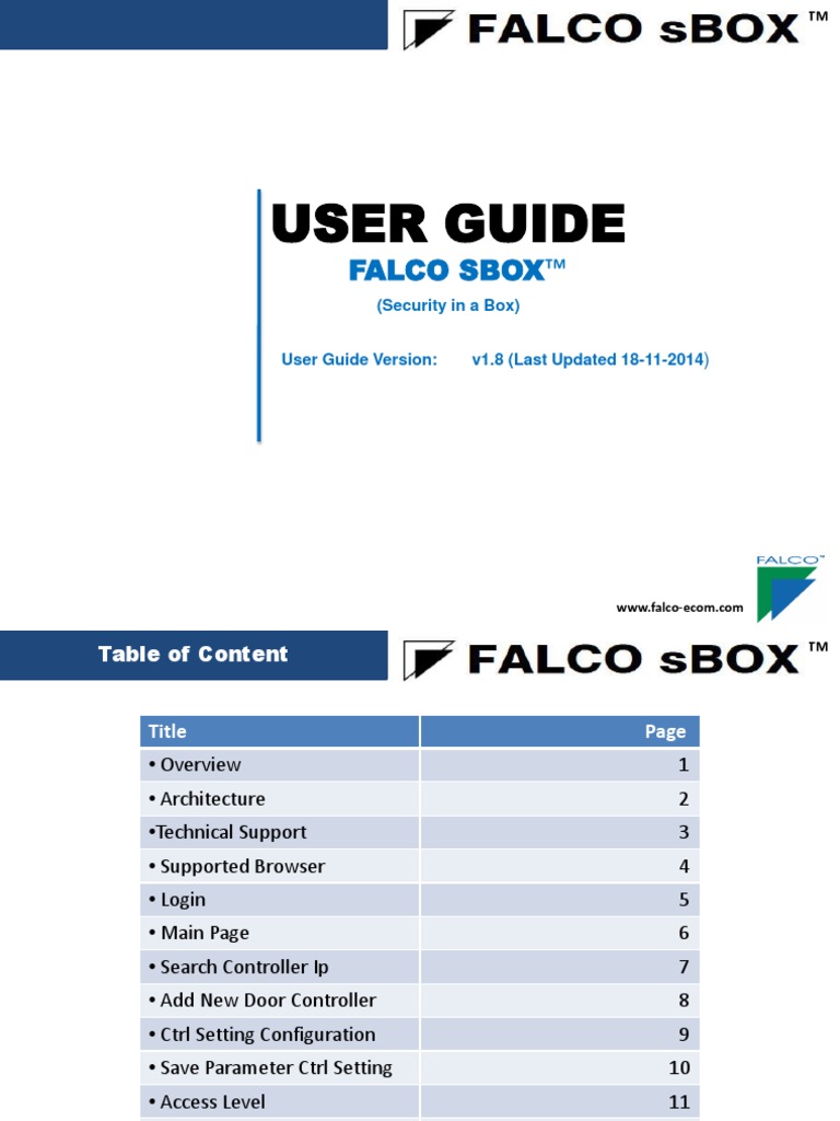 Native Falco Ip Controller | PDF | Backup | World Wide Web