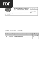 Formato RH1 Clasificación Residuos Hospitalarios | PDF | Mercurio ...
