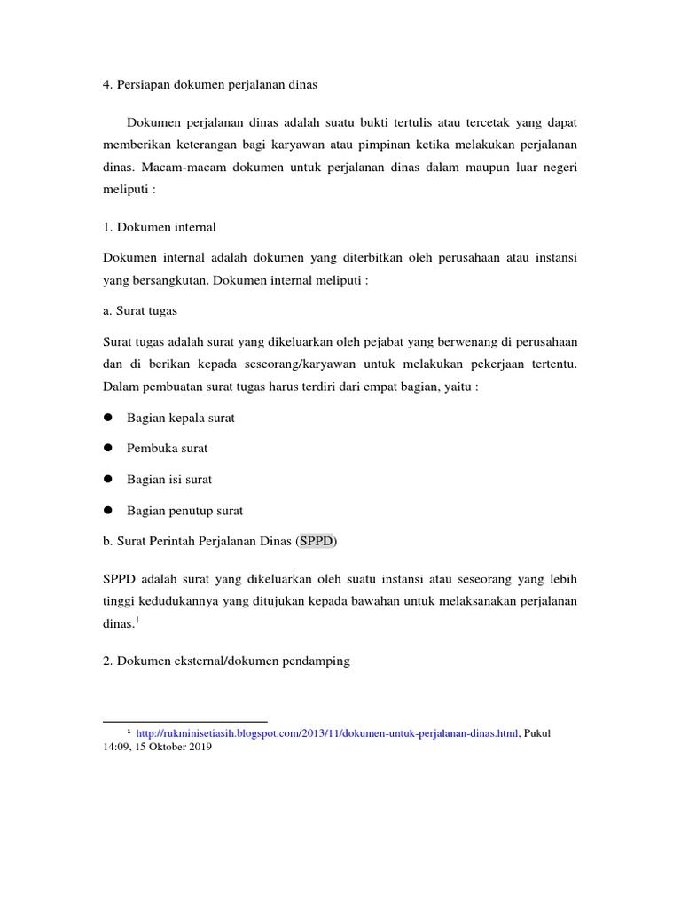 Perjalanan Dinas Pdf