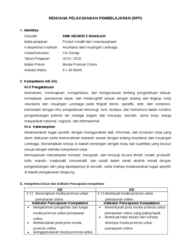 Contoh RPP STEM | PDF