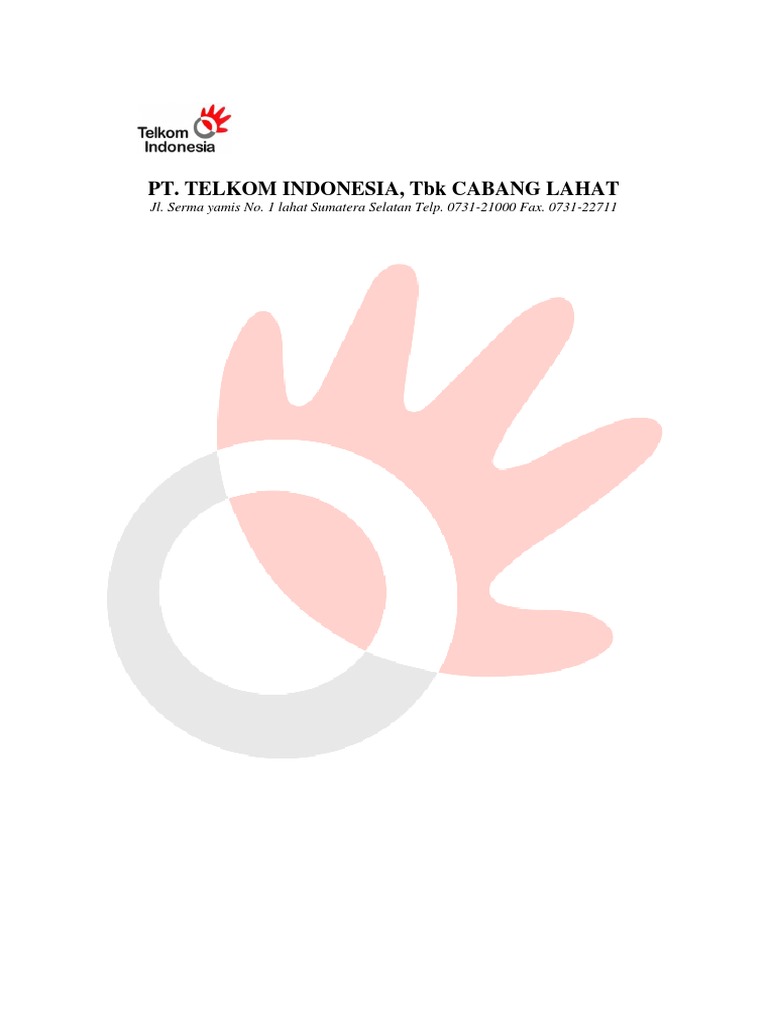 Pt. Telkom Indonesia, TBK Cabang Lahat: Jl. Serma Yamis No. 1 Lahat ...