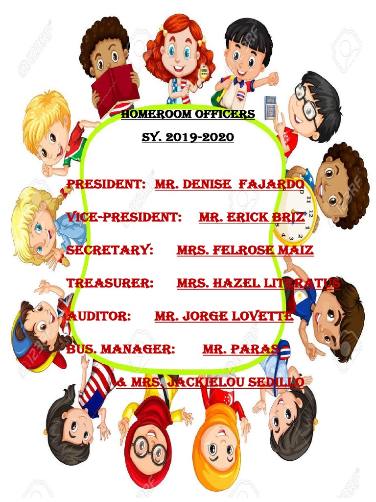 Homeroom Officers | PDF