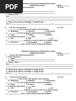 Class 2 Worksheet | PDF | Input/Output | Information Technology