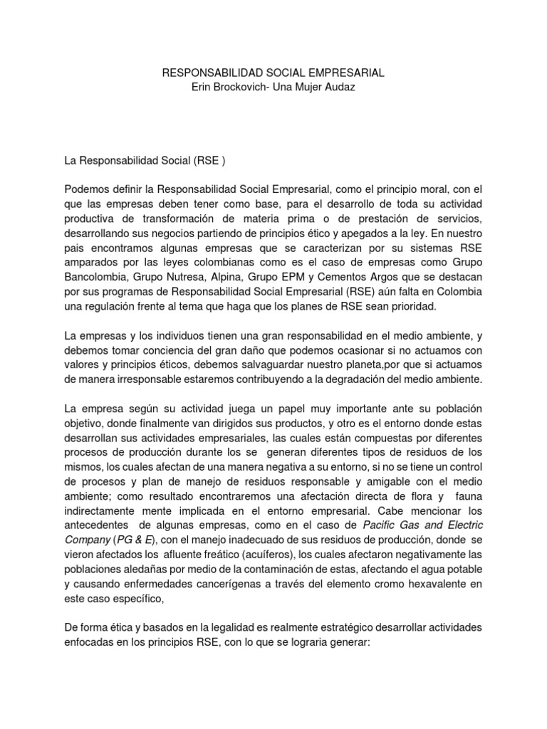 Responsabilidad Social Empresarial | PDF | Responsabilidad social corporativa | Sustentabilidad