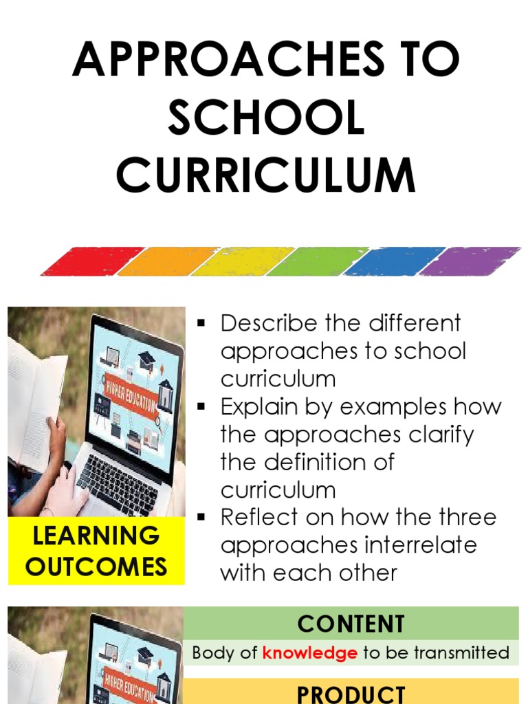 Approaches To School Curriculum | PDF | Curriculum | Teaching Method