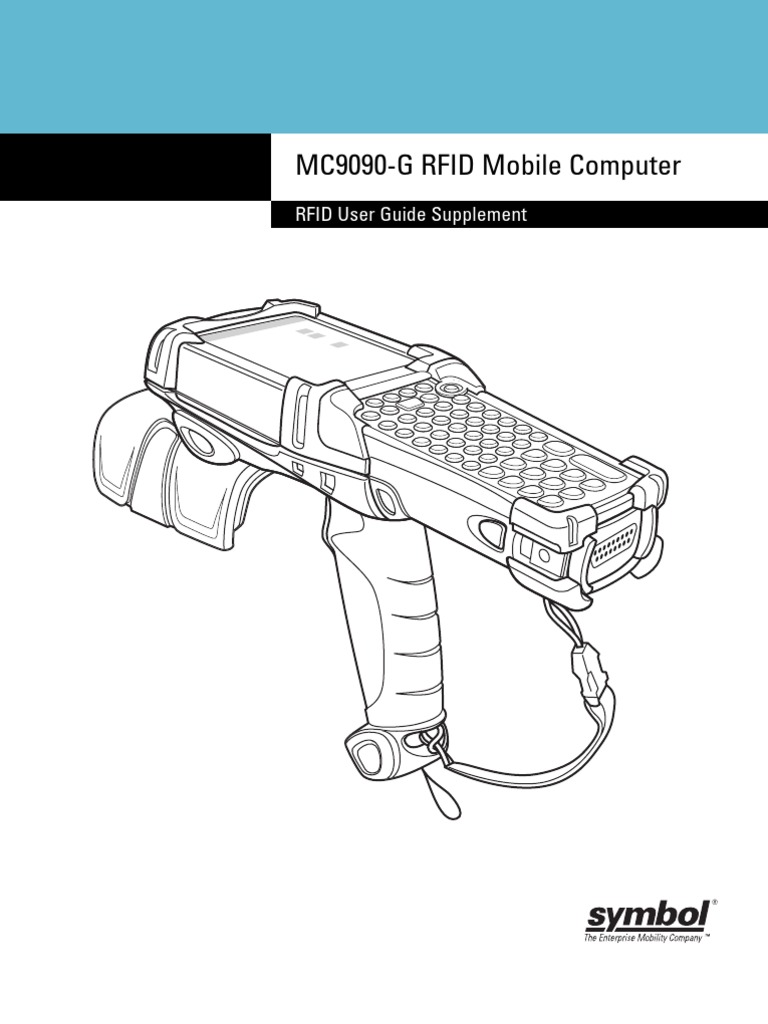 Symbol - mc9090-G - RFID User Guide Supplement | PDF | Battery Charger ...