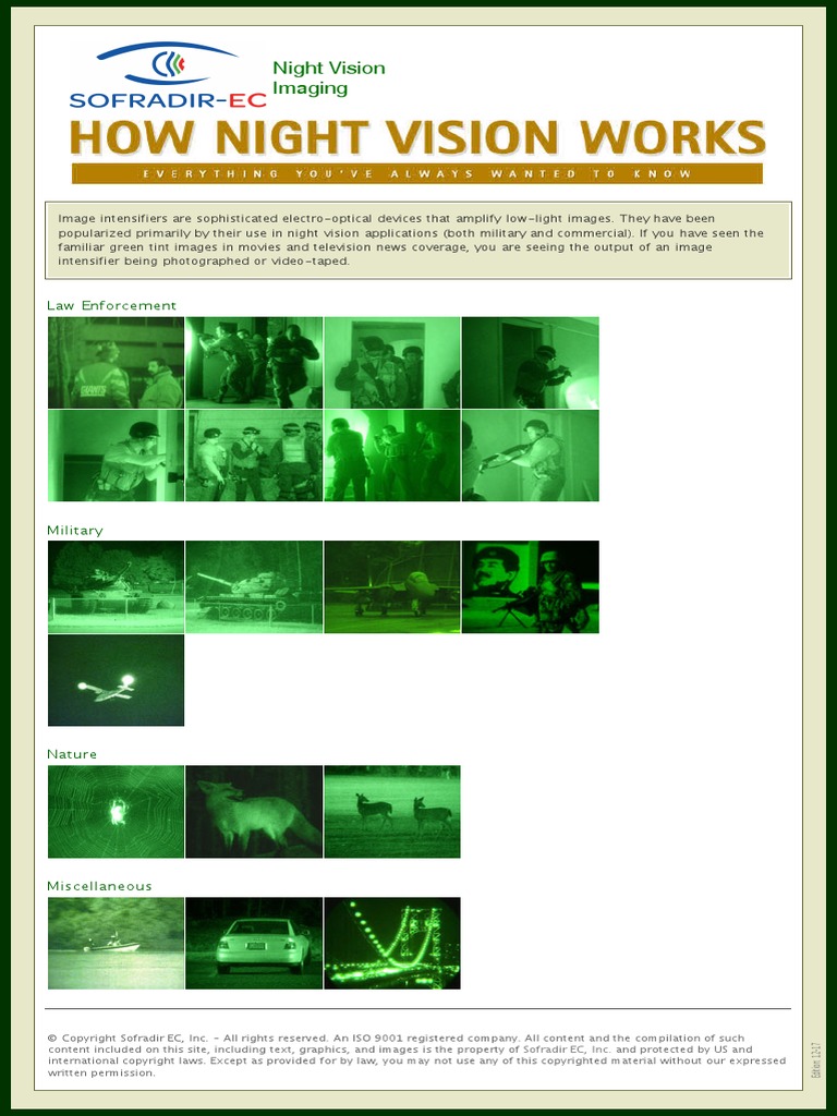 How Night Vision Works | PDF | Infrared | Charge Coupled Device