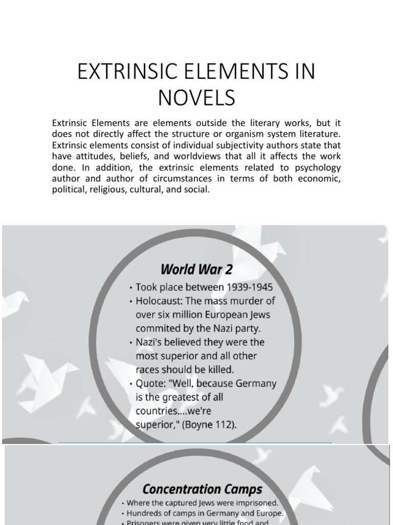 Extrinsic Elements in Novels | PDF