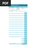 Hotel Bar Requisition Sheet Template | PDF