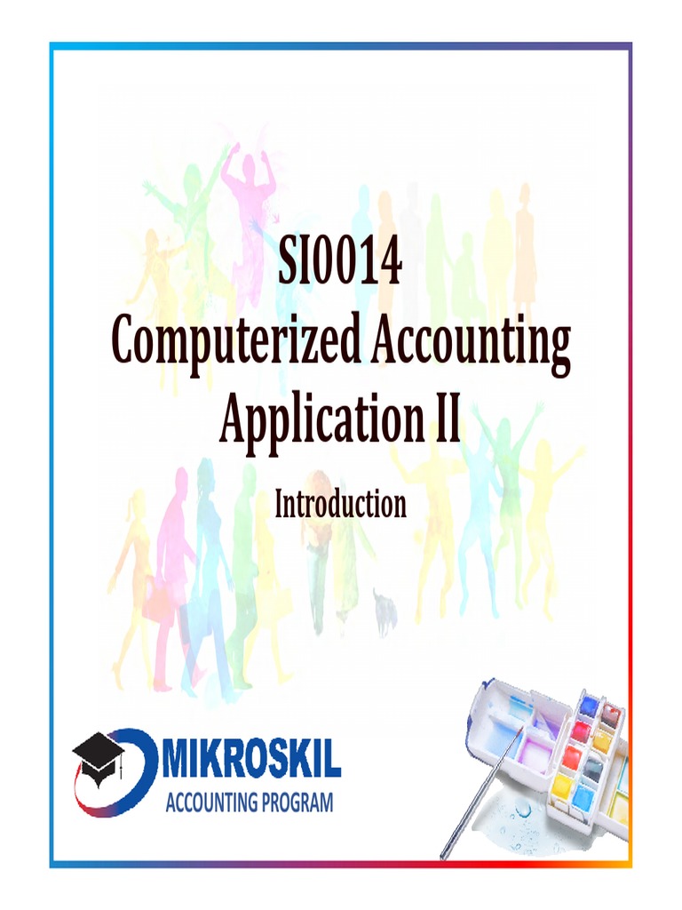 SI0014 Computerized Accounting Application II | PDF