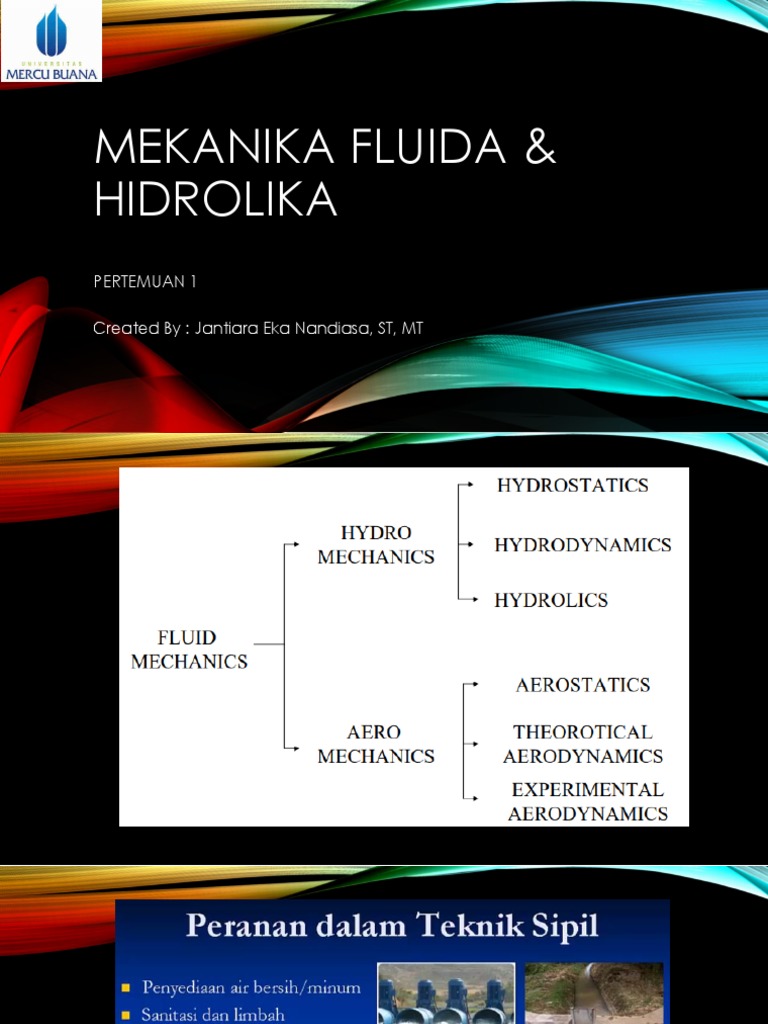 Mekanika Fluida & Hidrolika | PDF