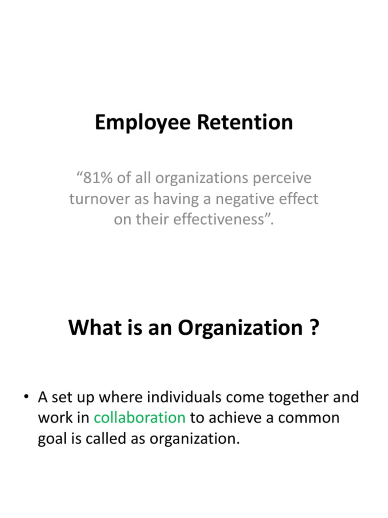 Strategies for Effective Employee Retention: Understanding the Causes ...