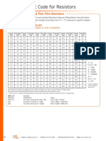 EIA-96 SMD Resistor Value Chart | PDF | Resistor | Transistor