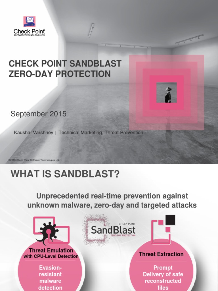 Check Point Sandblast Zero-Day Protection: September 2015 | PDF ...