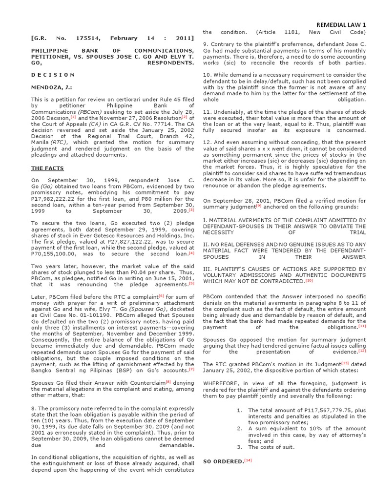 Remedial Law | PDF | Lawsuit | Pleading